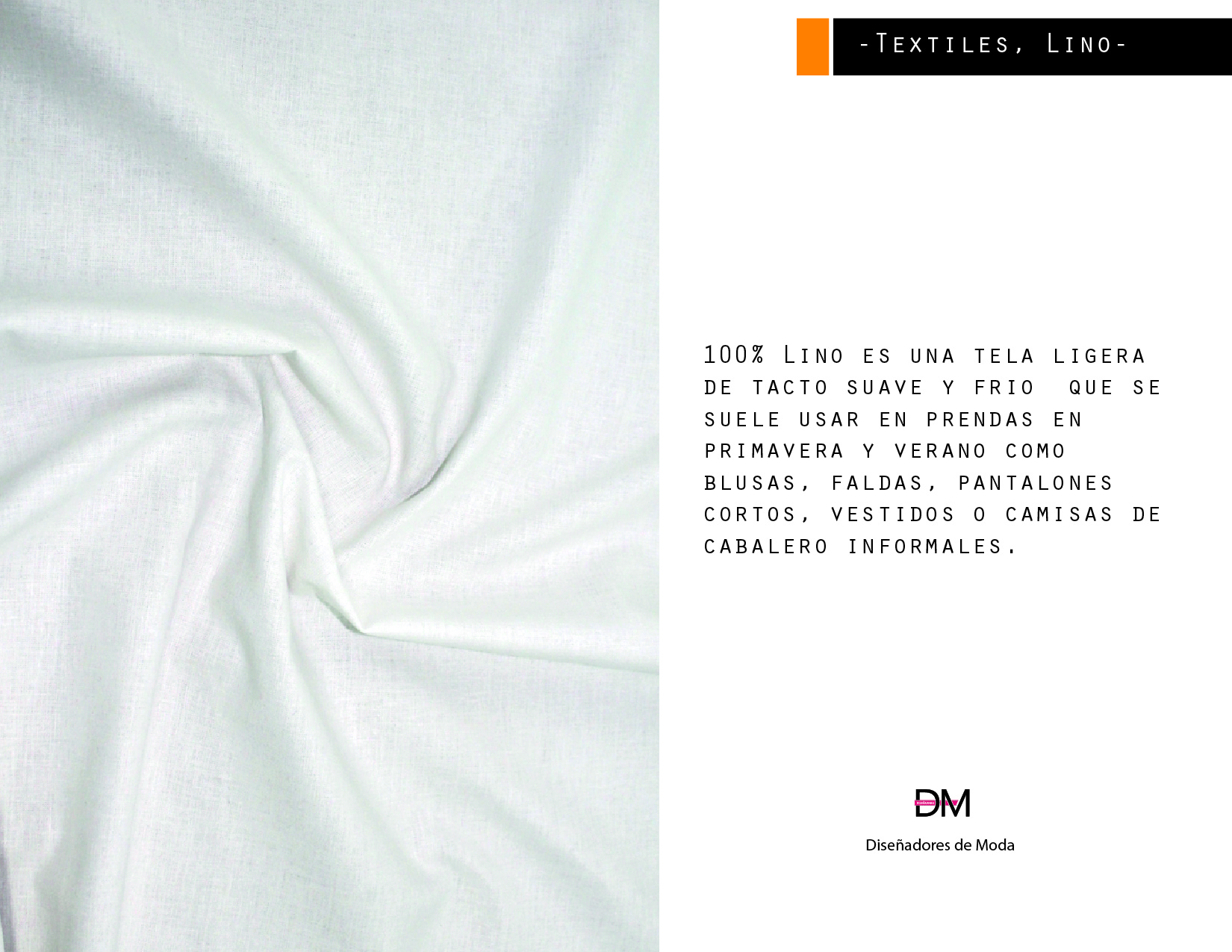 -TEXTIL EL LINO Y SUS PROPIEDADES- Diseñadores de Moda DM